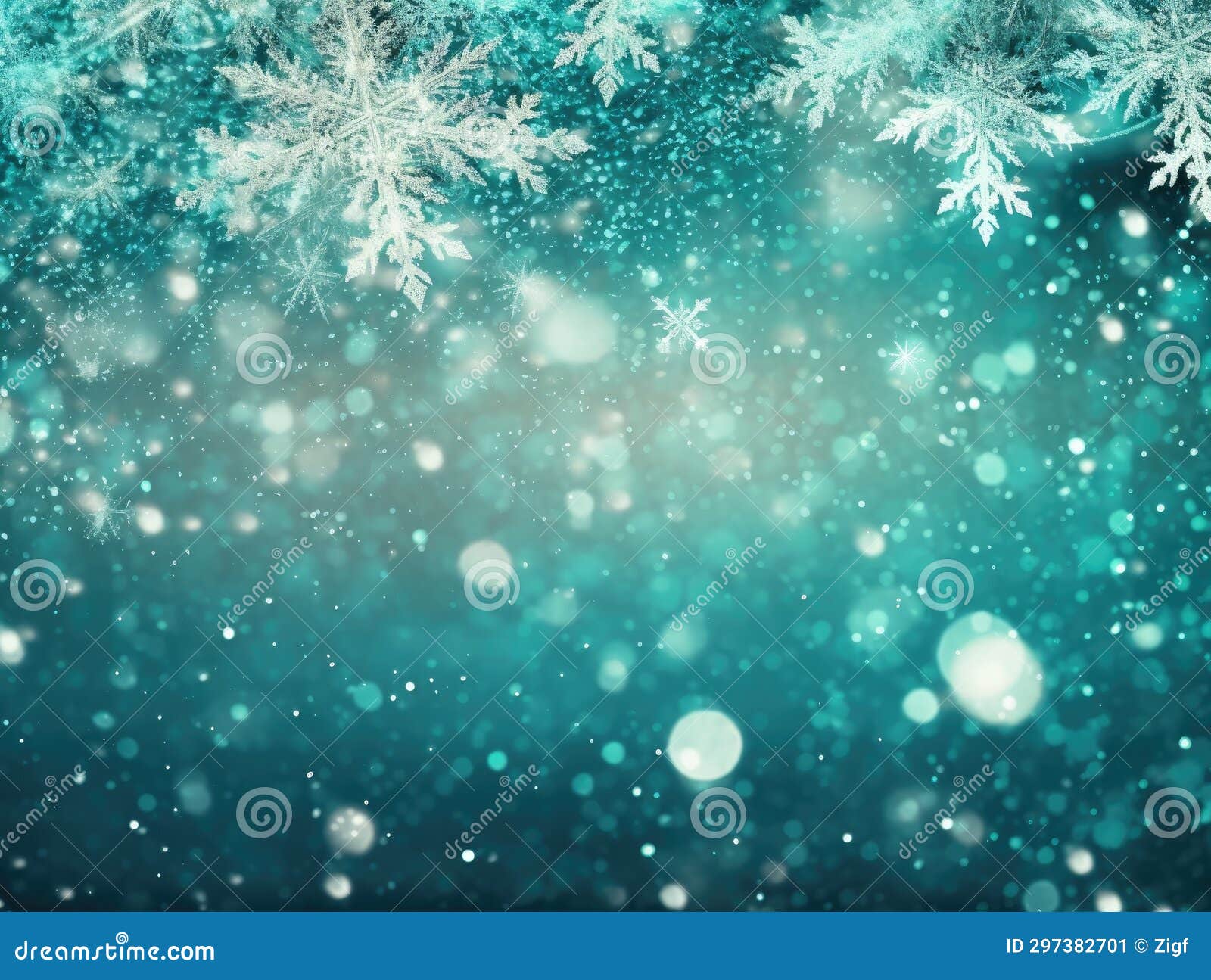 Blue Background with Snowflakes on it Stock Image - Image of december ...