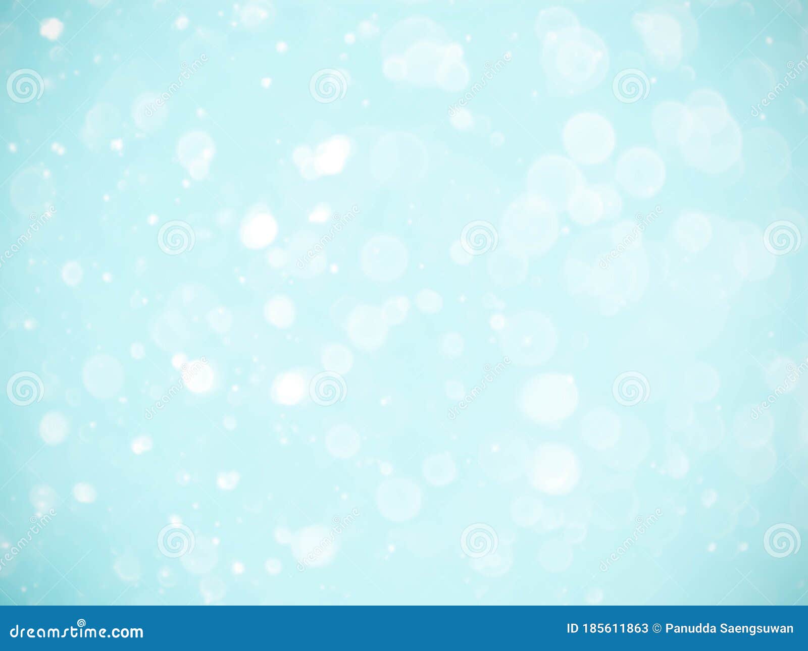 Blue Background with Soft Bokeh Lights Stock Illustration ...