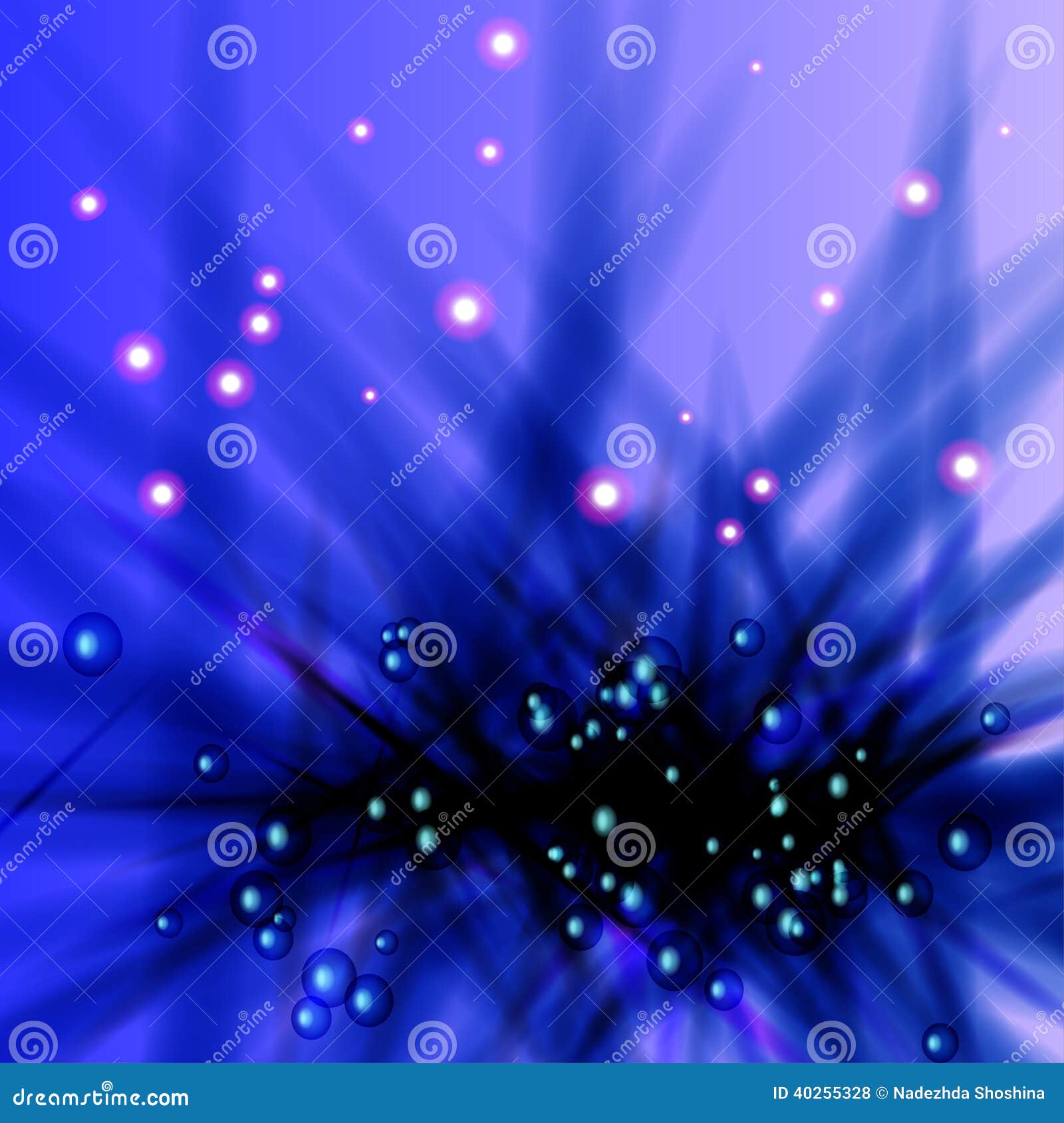 Blue Background with Sparks Stock Vector - Illustration of texture ...