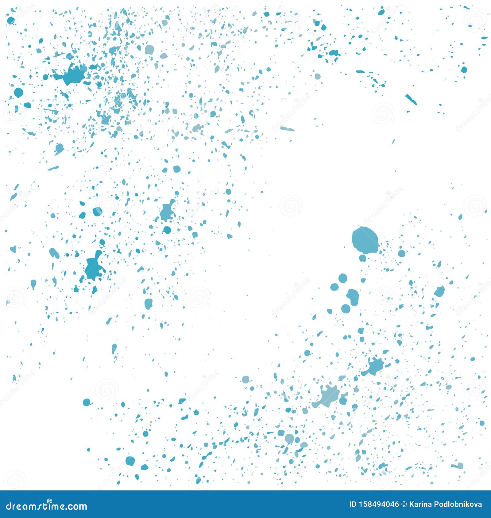 Blue Background with Splash Elements, Vector Stock Vector ...