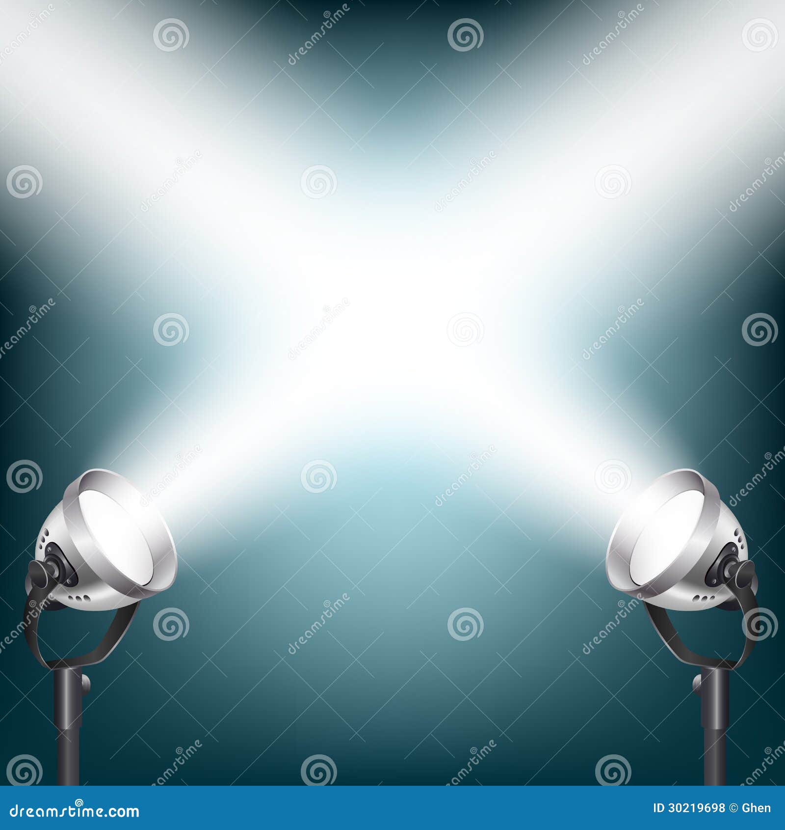 Background with Spot Lights Stock Vector - Illustration of dark ...