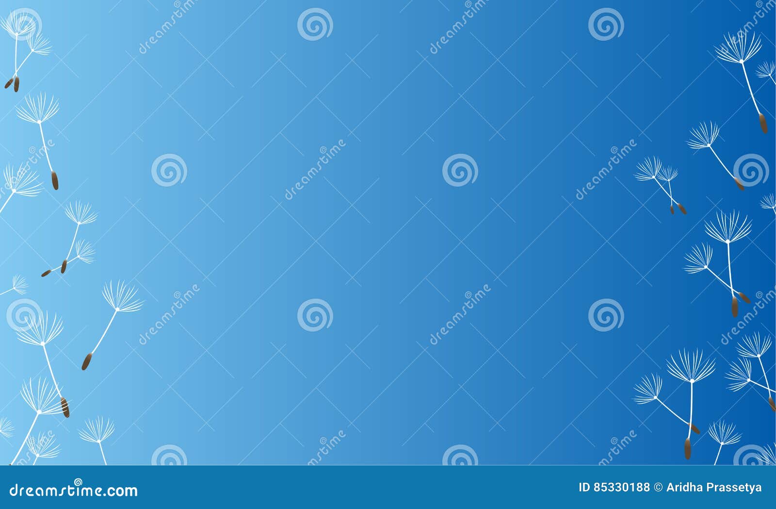 Blue Background Spring Style Collection Stock Vector - Illustration of ...