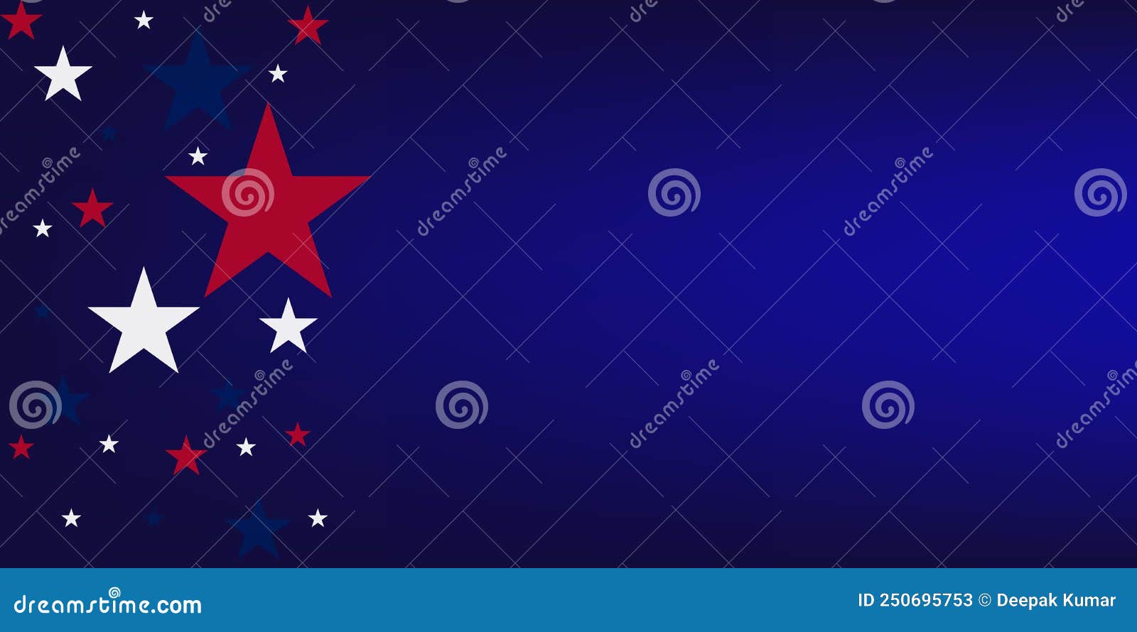 BLUE Background with Stars.vector Illustration Stock Vector ...