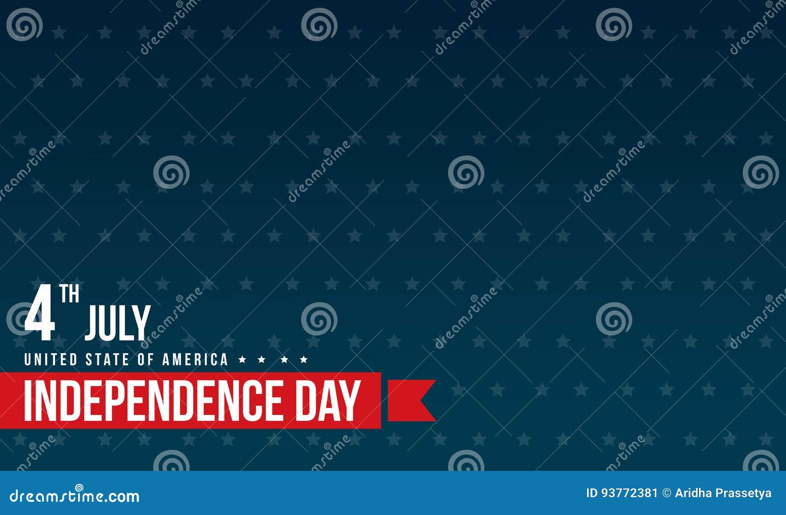 Blue Background Style Independence Day Stock Vector - Illustration of ...