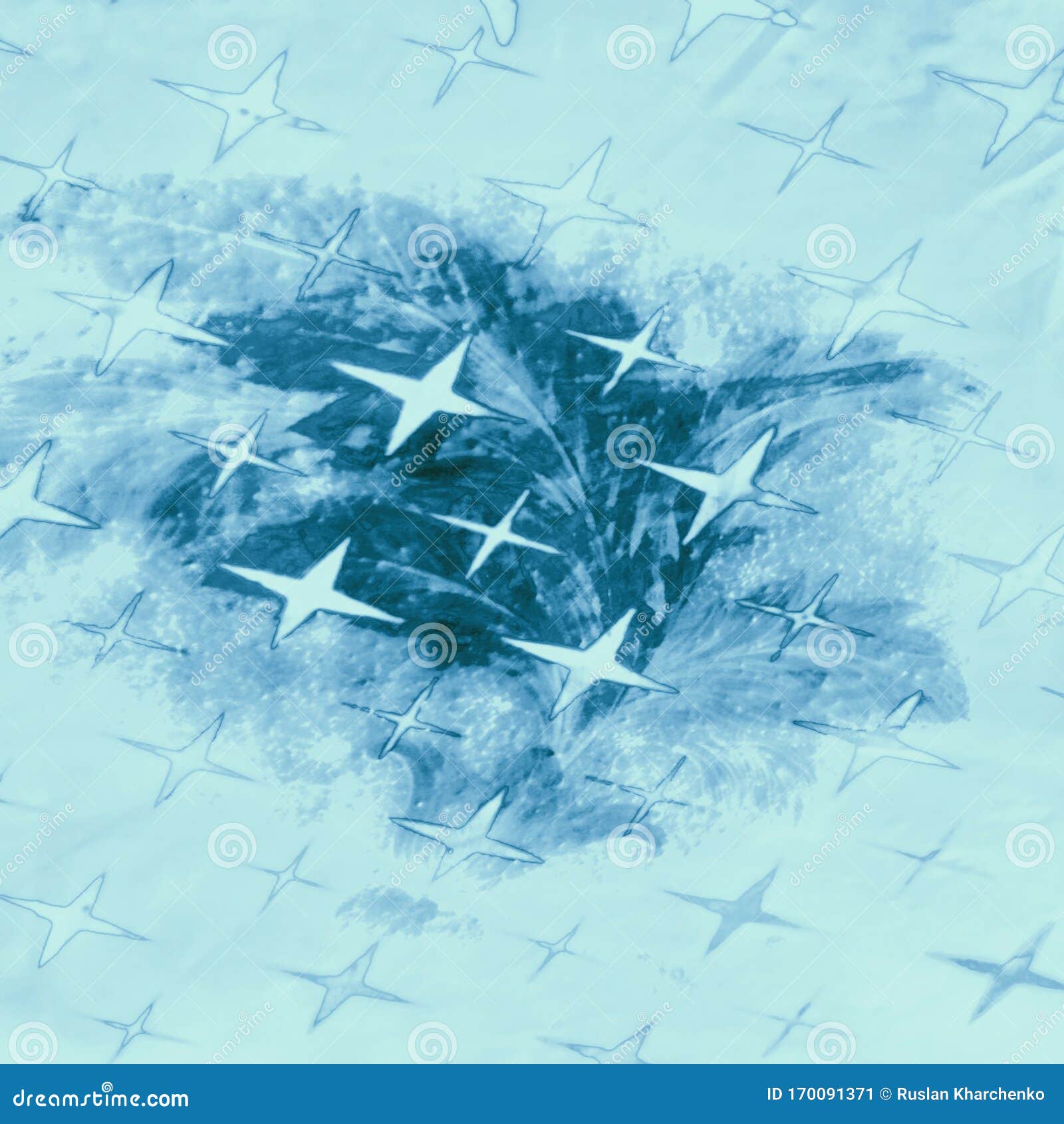 Blue Background Texture with Stars Stock Image - Image of black, banner ...