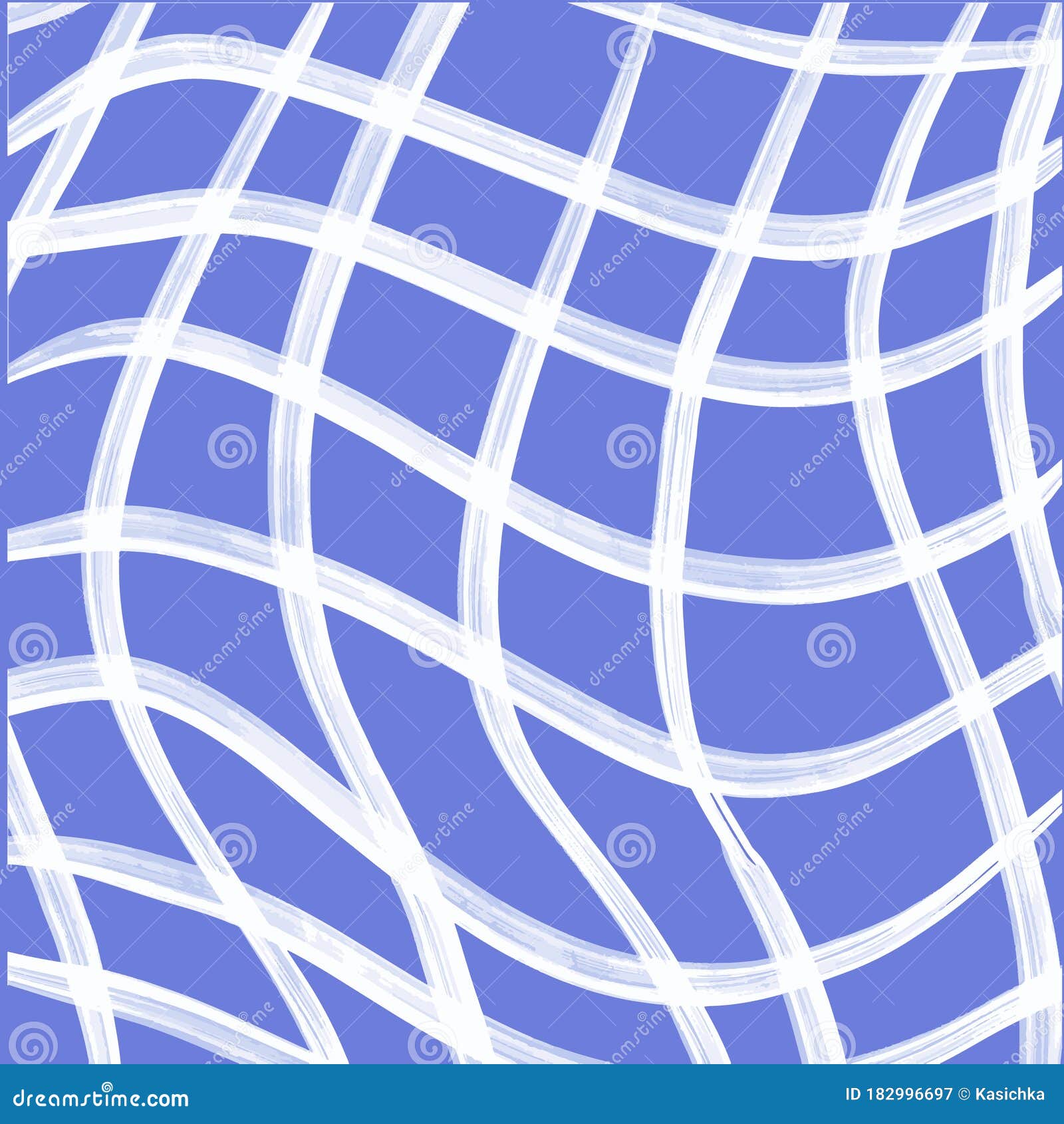 Blue Background with Textured Distorted White Grid Stock Illustration ...
