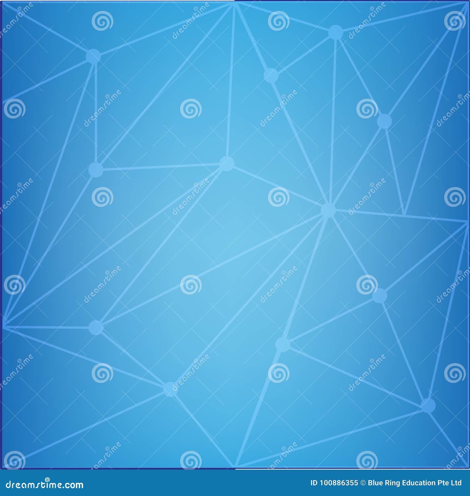 Blue Background with Triangle Shapes Stock Vector - Illustration of ...