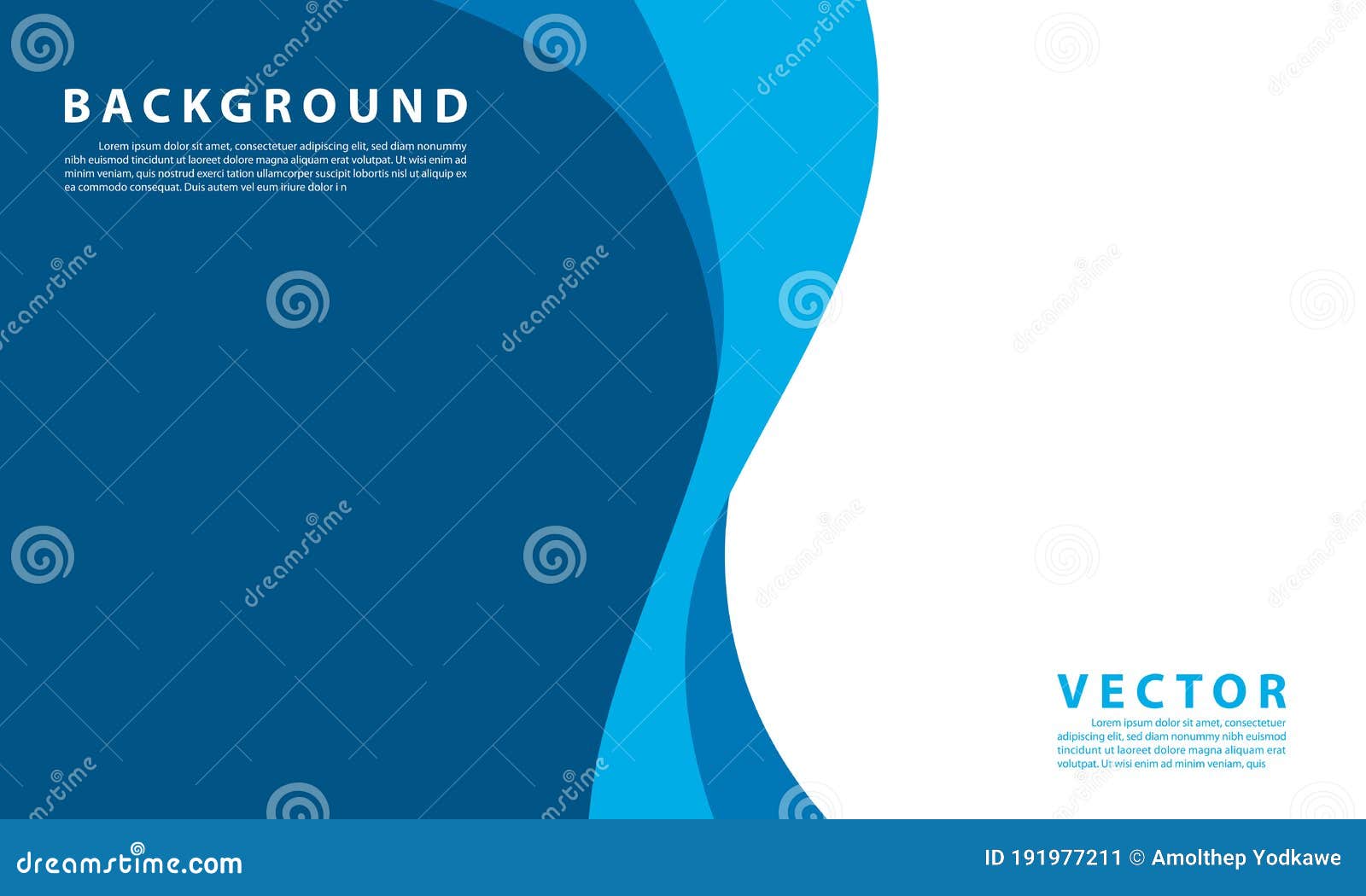 Blue Background Vector Lighting Effect Graphic for Text and Message ...