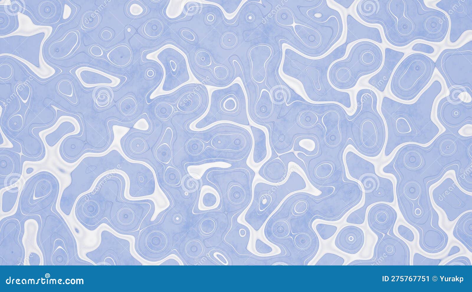 Blue Background with Water Effect. 3d Rendering Stock Illustration ...