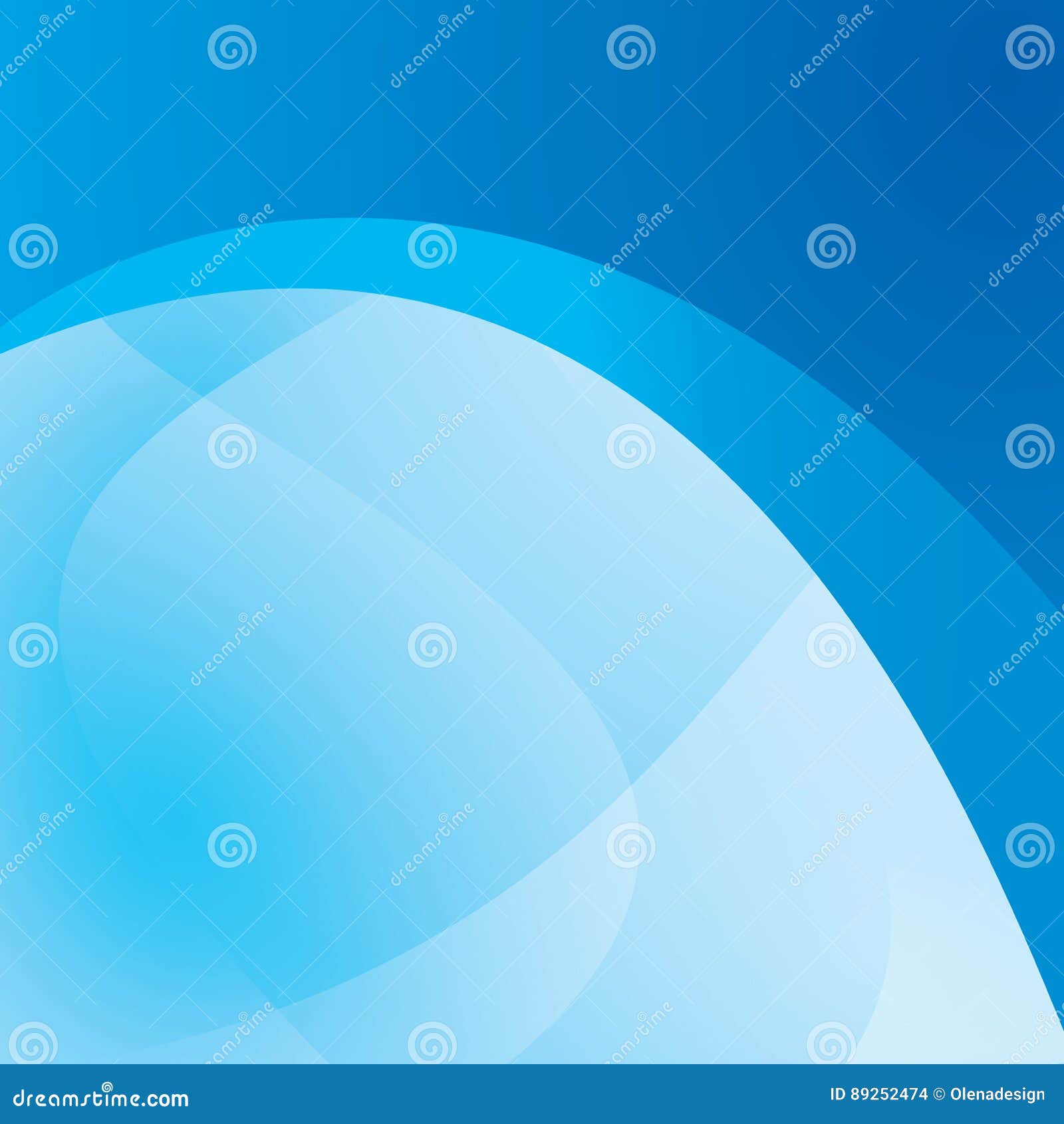 Blue Background with Wavy Abstraction - Vector Design Stock Vector ...