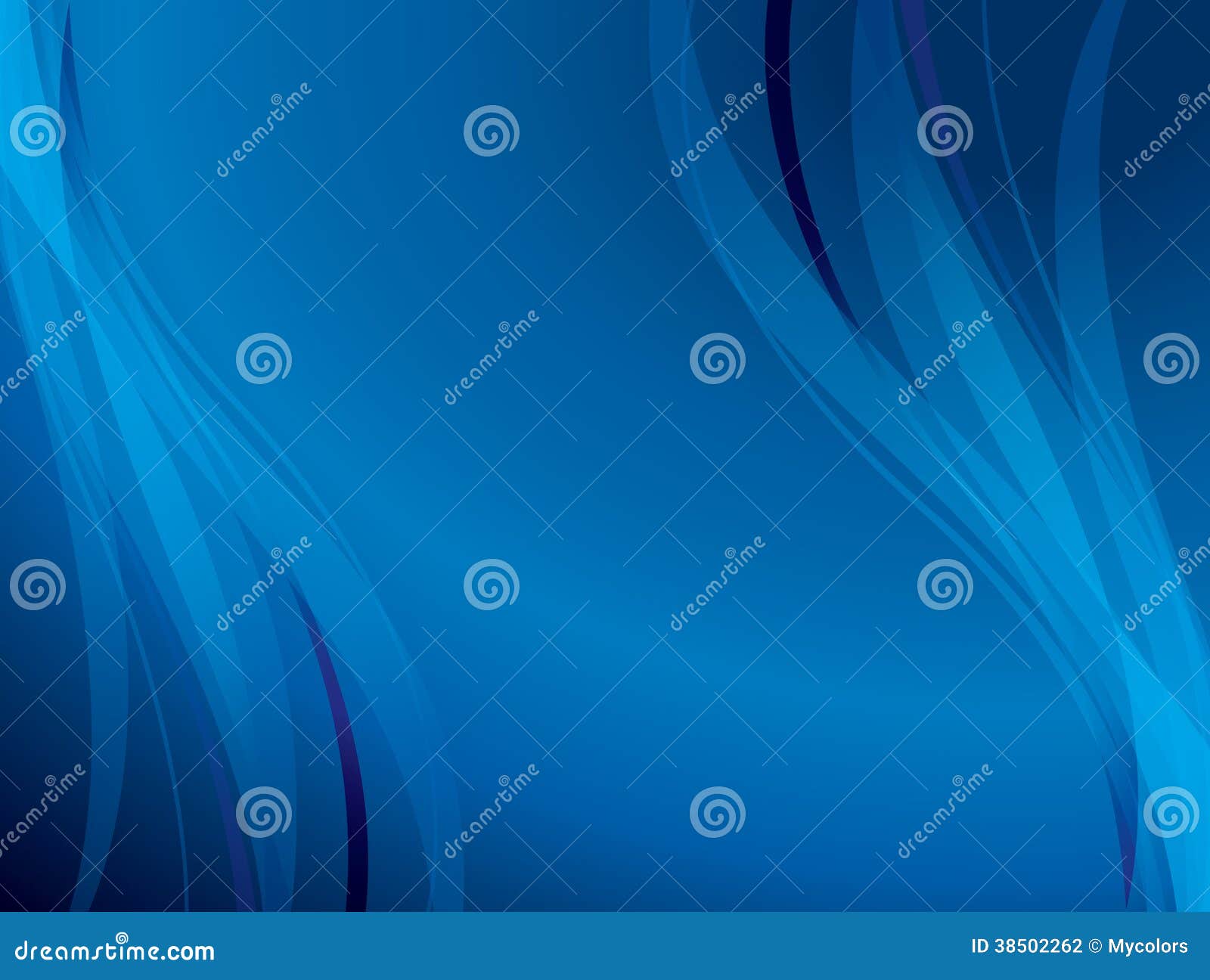 Blue Background with Wavy Lines - Vector Stock Vector - Illustration of ...