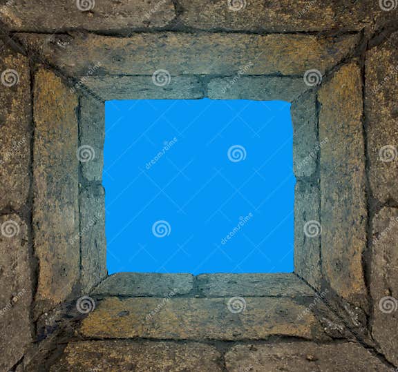 Blue background well stock image. Image of view, nature - 86687037