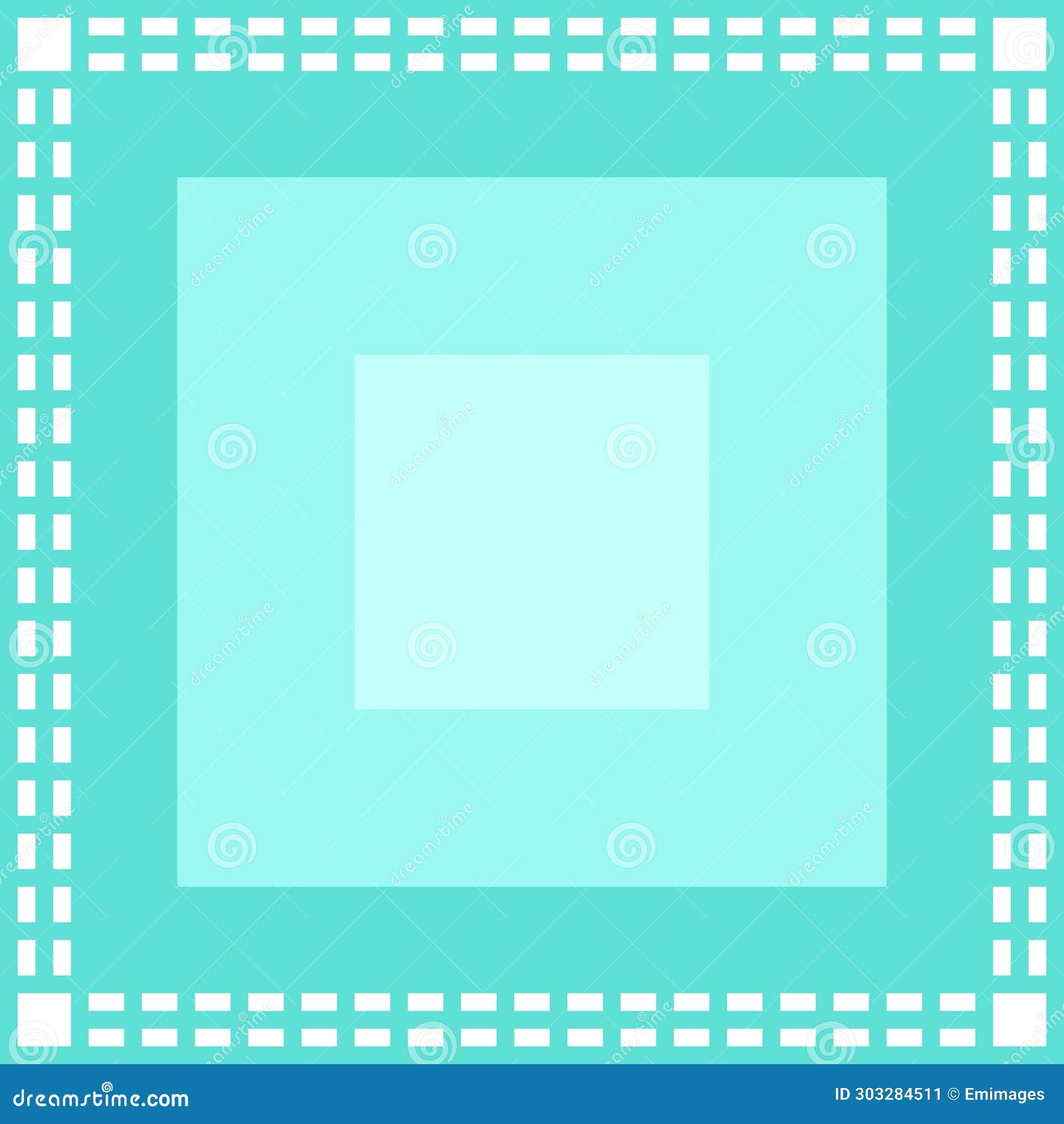 Blue Background with White Dashed Lines Border Stock Illustration ...