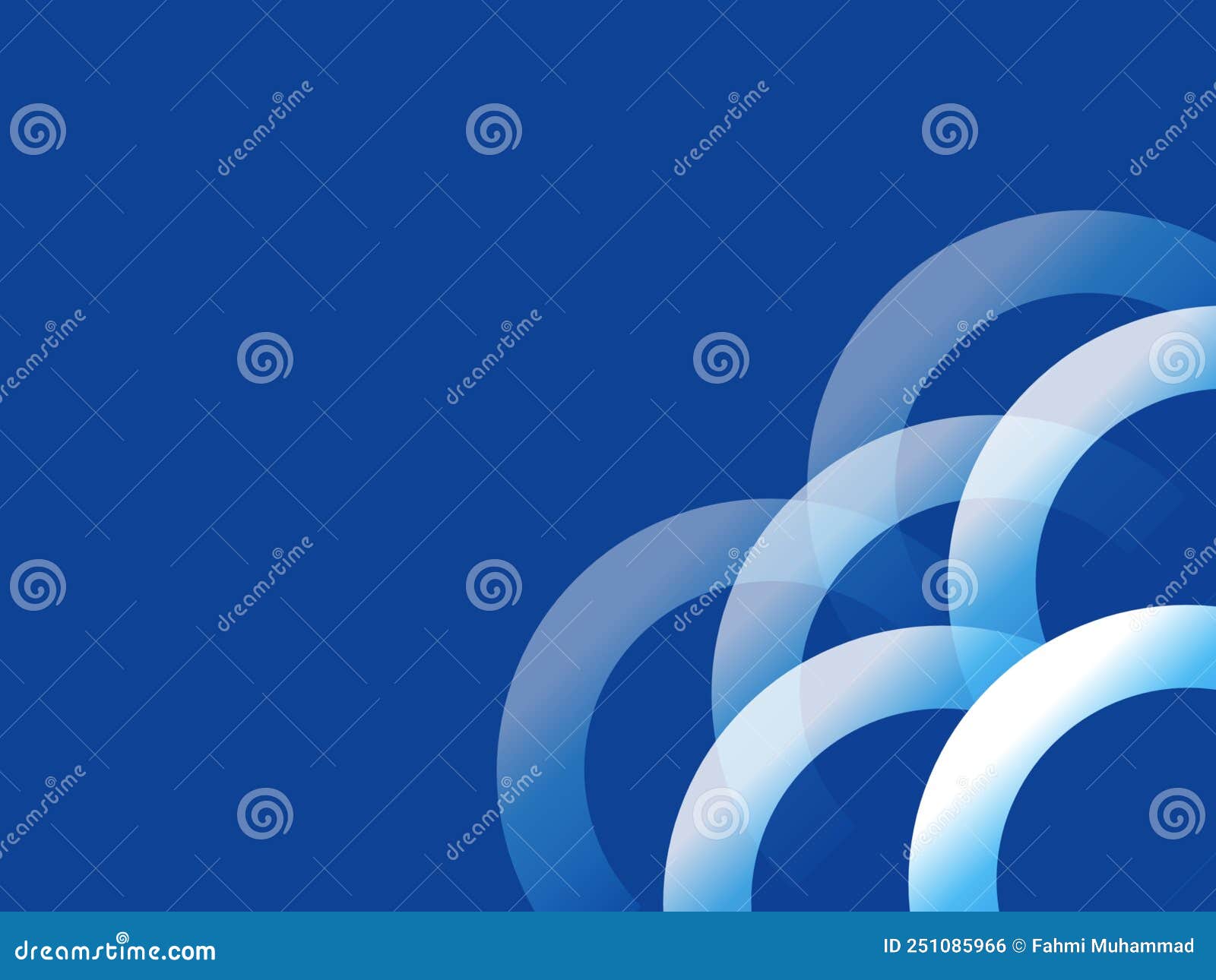 Blue Background with White Gradation Stock Illustration - Illustration ...
