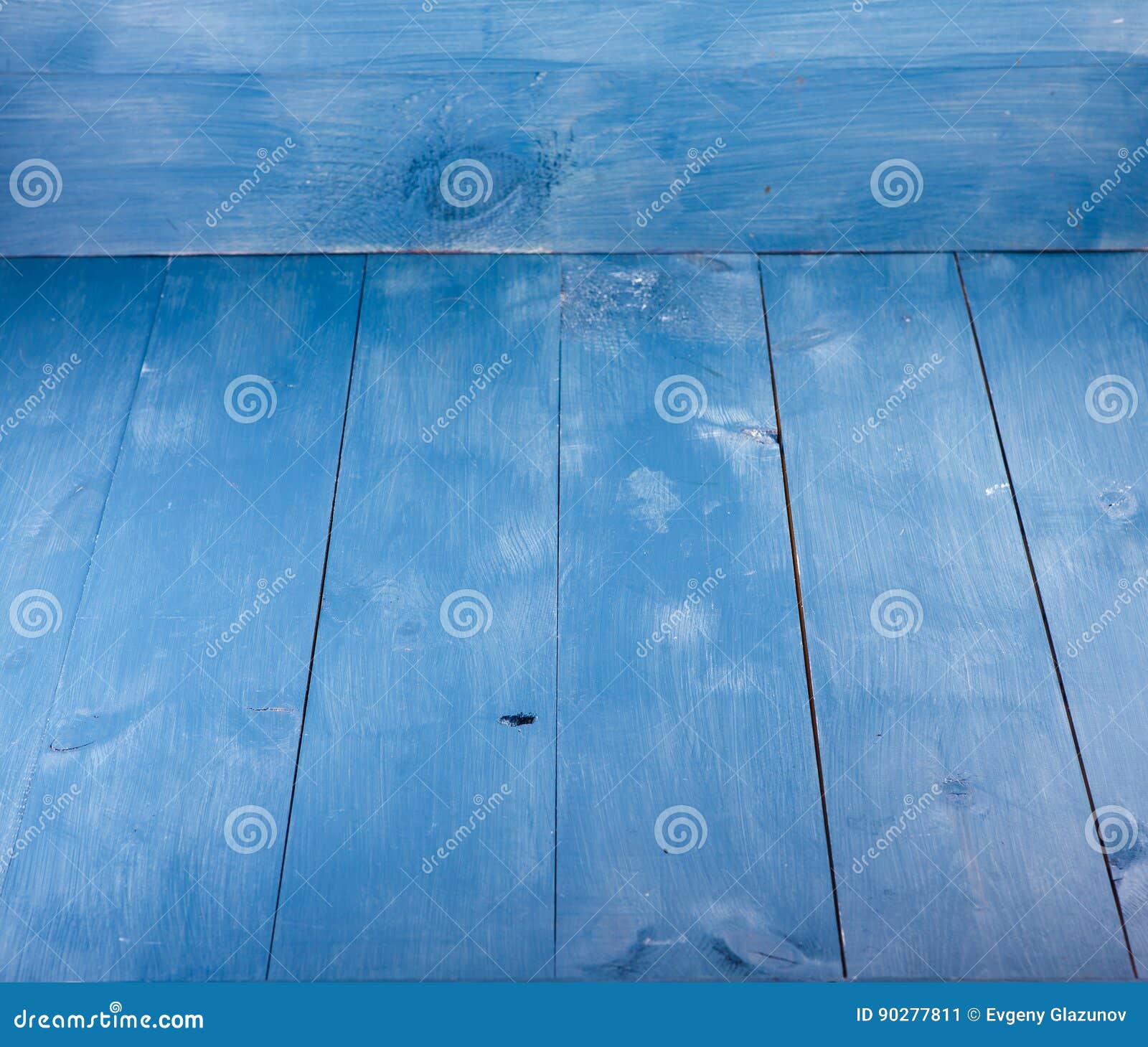 Blue Background. Wooden Blue Horizontal Boards Background Stock Image ...