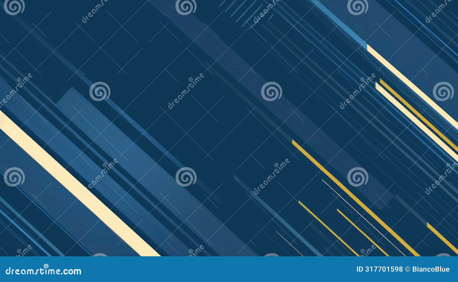 A Blue Background with Yellow and White Lines at Various Angles. AIG51A ...