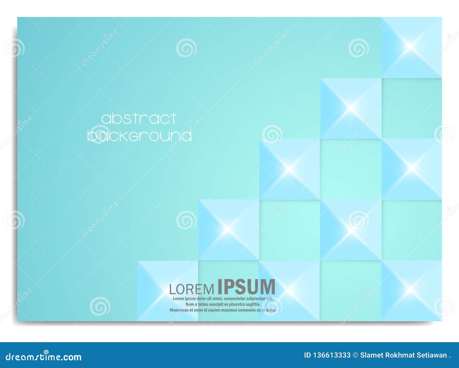 Blue Diamonds Backgrounds Template 2019 Stock Vector - Illustration of ...