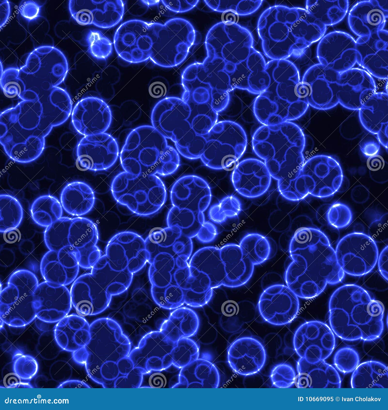 Blue bacteria stock illustration. Illustration of liquid - 10669095