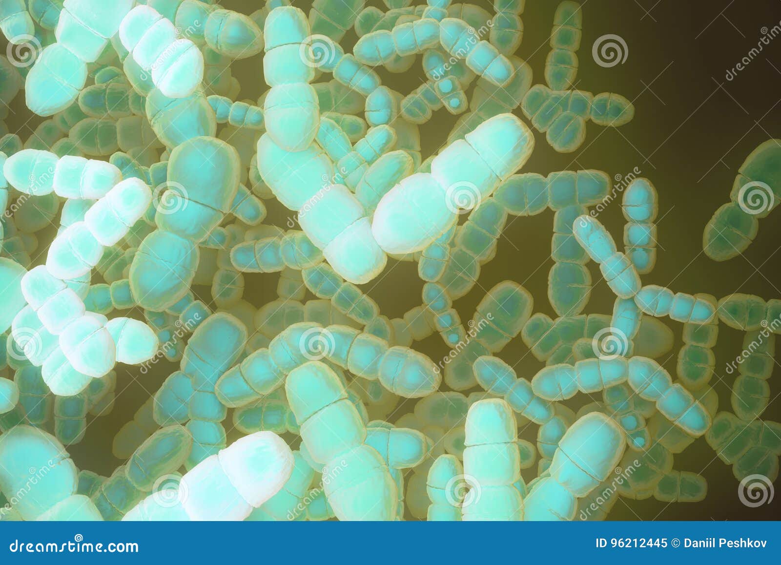 Blue bacteria background stock illustration. Illustration of blue ...