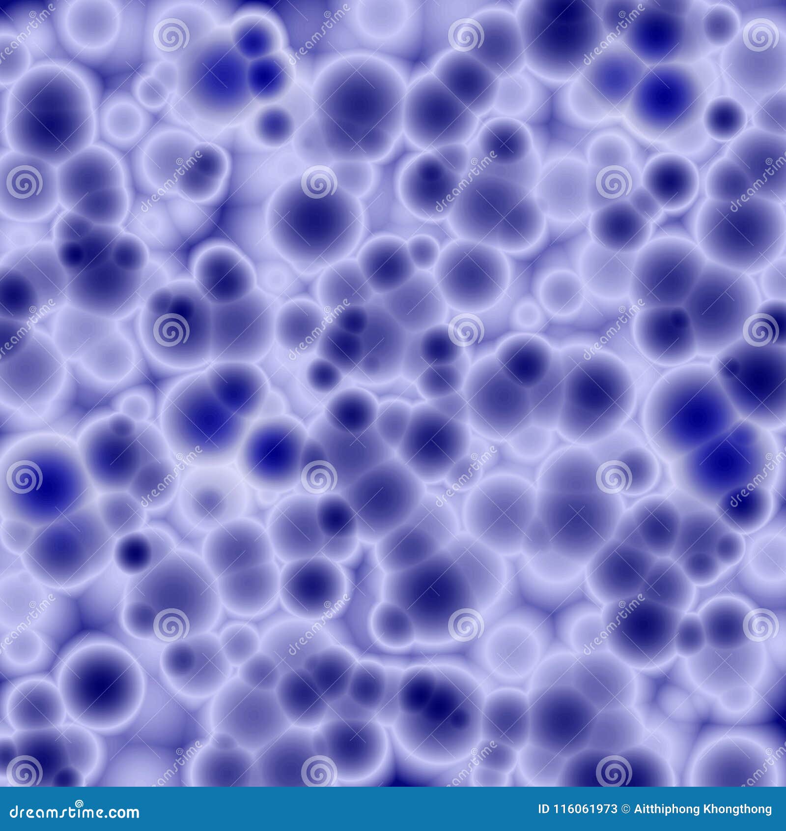 Blue Bacteria Under the Microscope, Abstract Background Stock ...