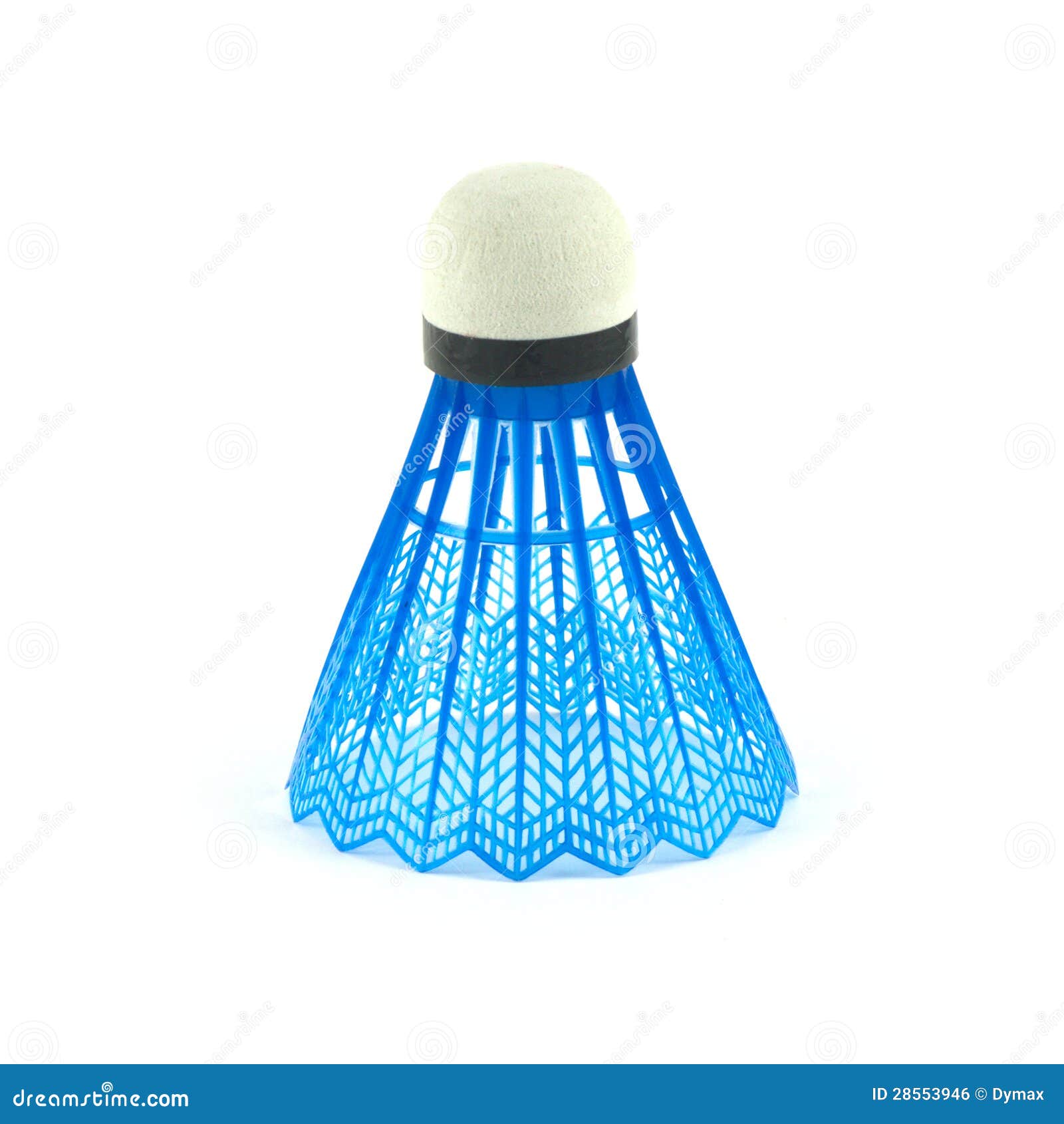 Blue Badminton Shuttlecocks Stock Photo - Image of plastic, indoor ...