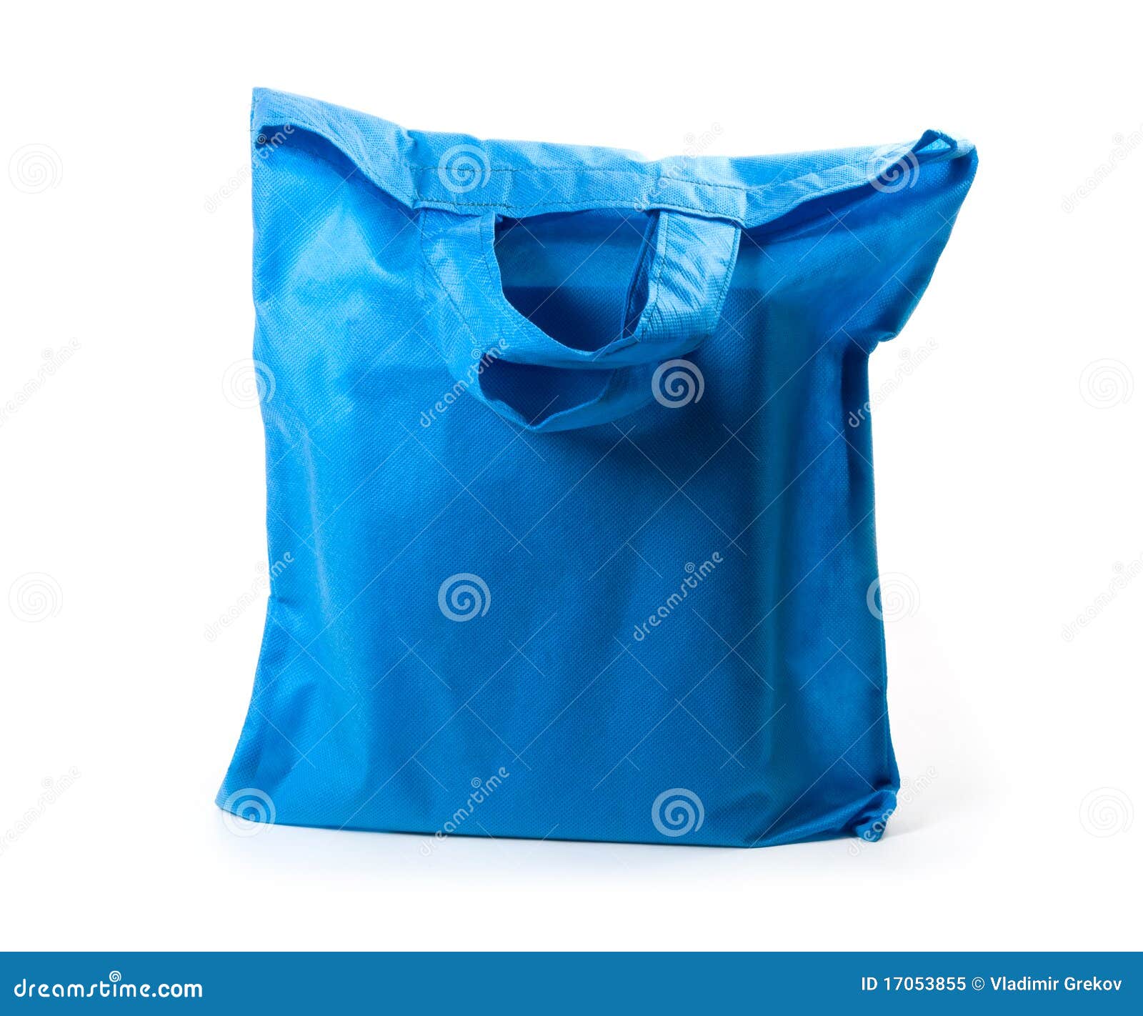 Blue bag stock image. Image of retail, white, single - 17053855
