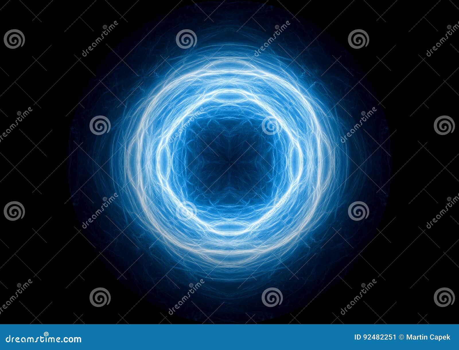 Blue ball lightning stock illustration. Illustration of industrial ...