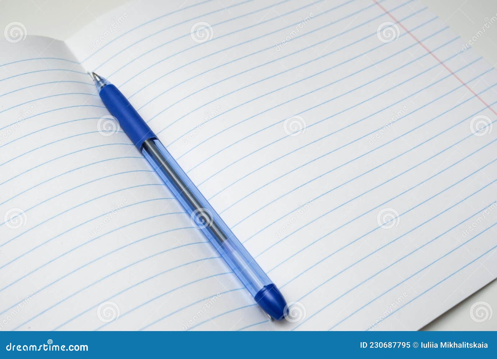 Lined School Sheet Of Paper Royalty-Free Stock Photo | CartoonDealer ...
