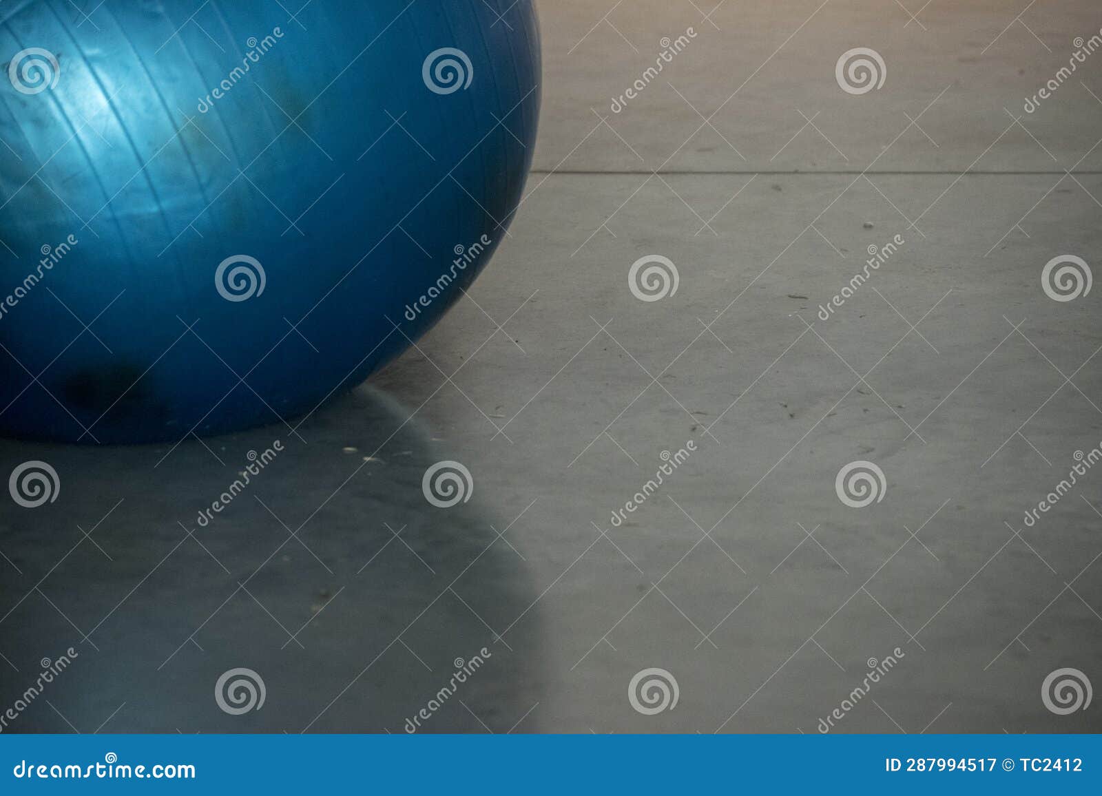 Blue Ball for Physical Activity Stock Image - Image of lifestyle ...