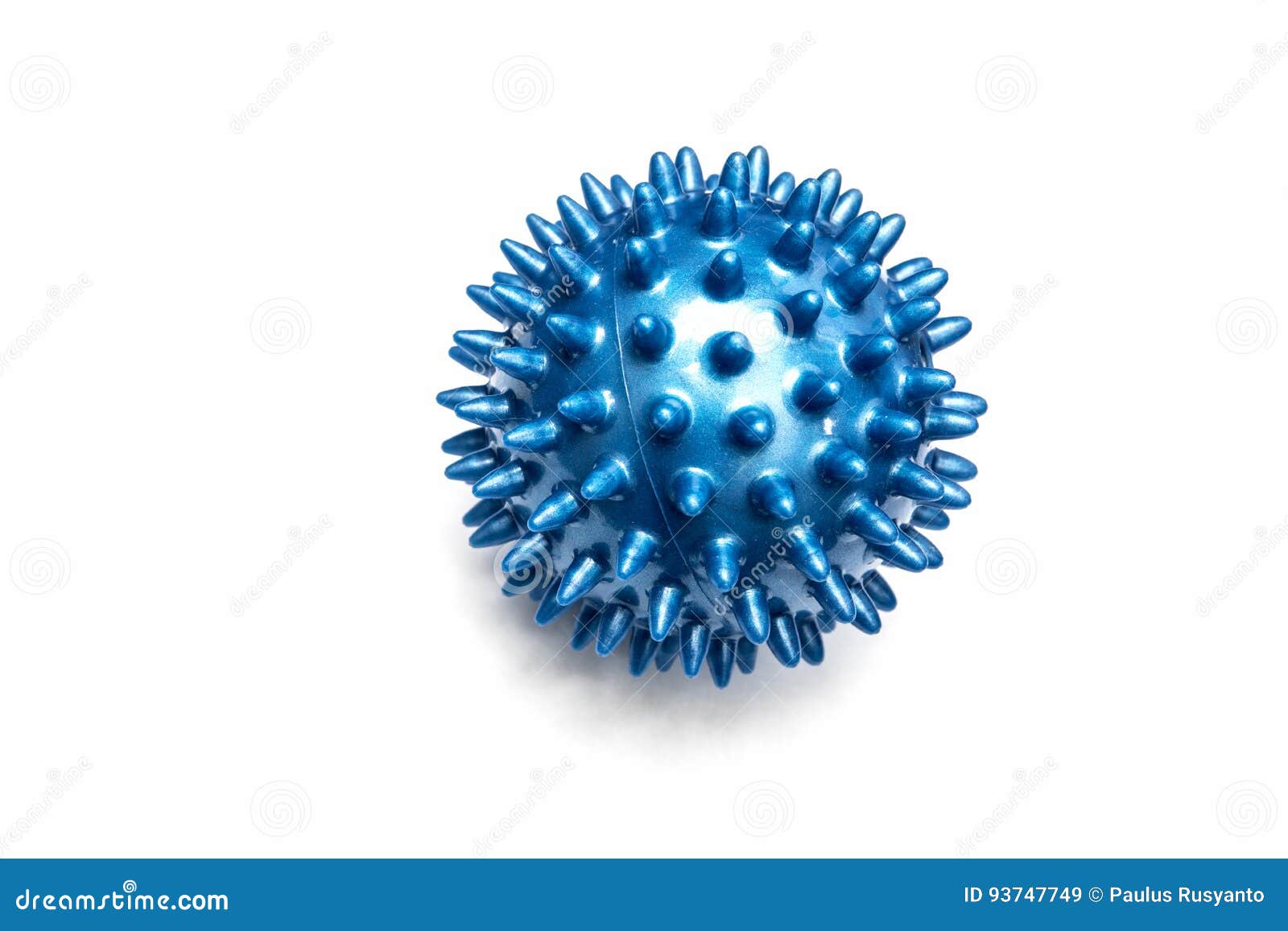 Blue Ball Spiky for Therapy Stock Image - Image of rubber, spiky: 93747749