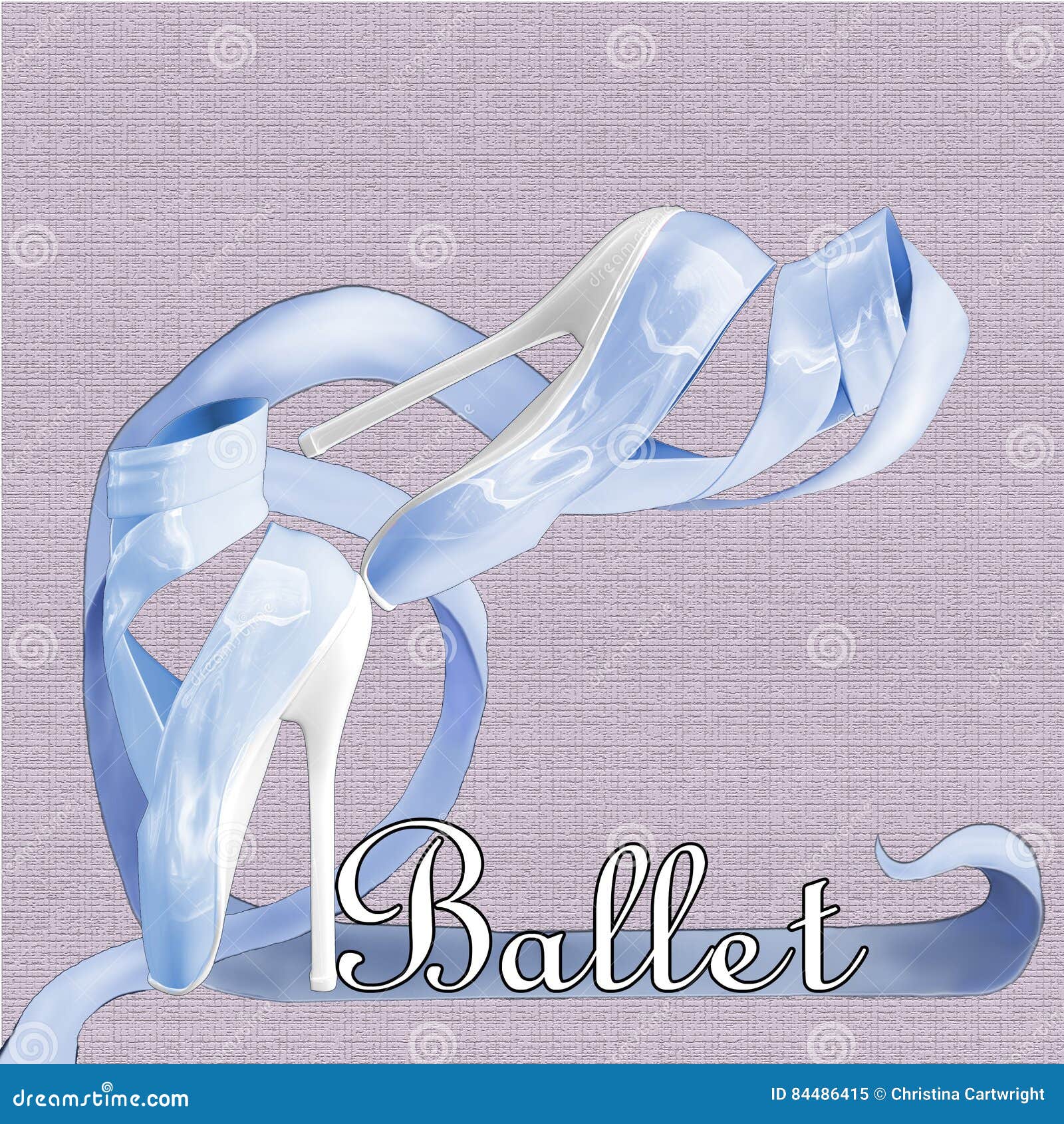 Blue Ballet Dress Stock Illustration | CartoonDealer.com #114001918