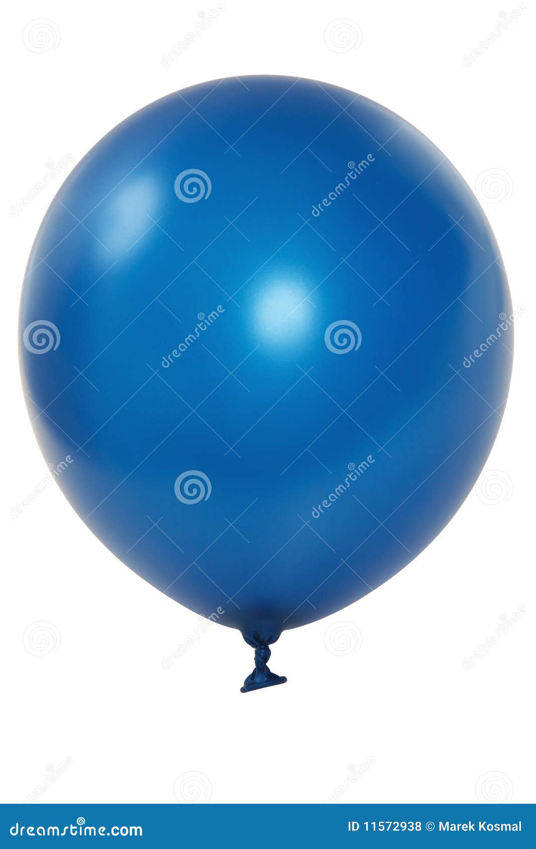 Blue ballon stock photo. Image of birthday, decoration - 11572938