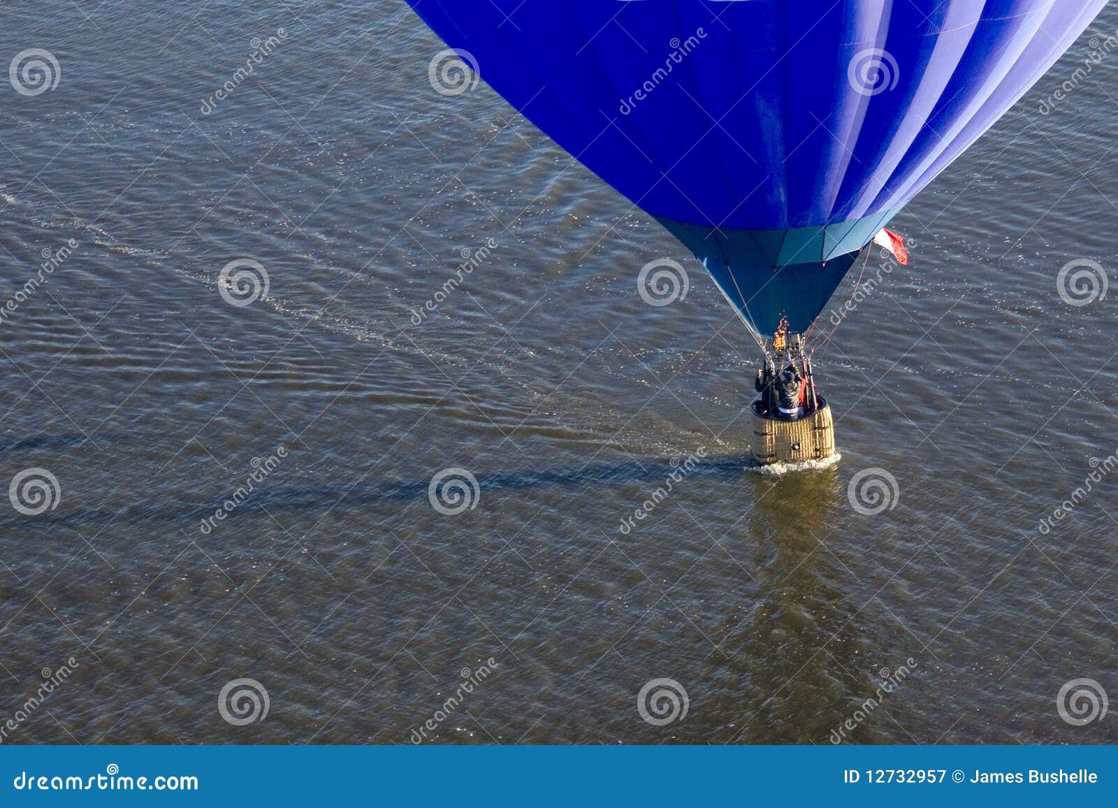 Blue balloon over water stock image. Image of splash - 12732957