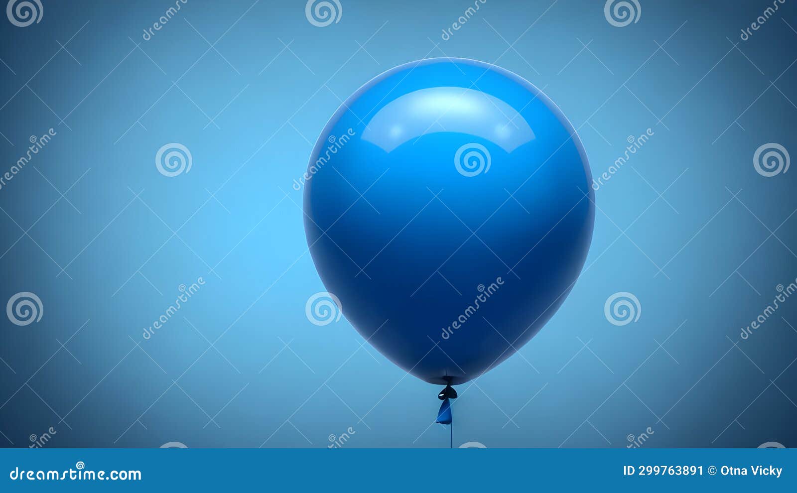 Blue Balloons with a Blue Monday Theme Stock Illustration ...