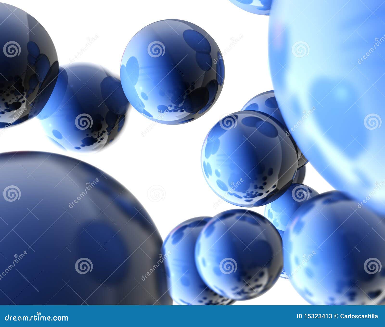 Blue balls stock illustration. Illustration of abstract - 15323413