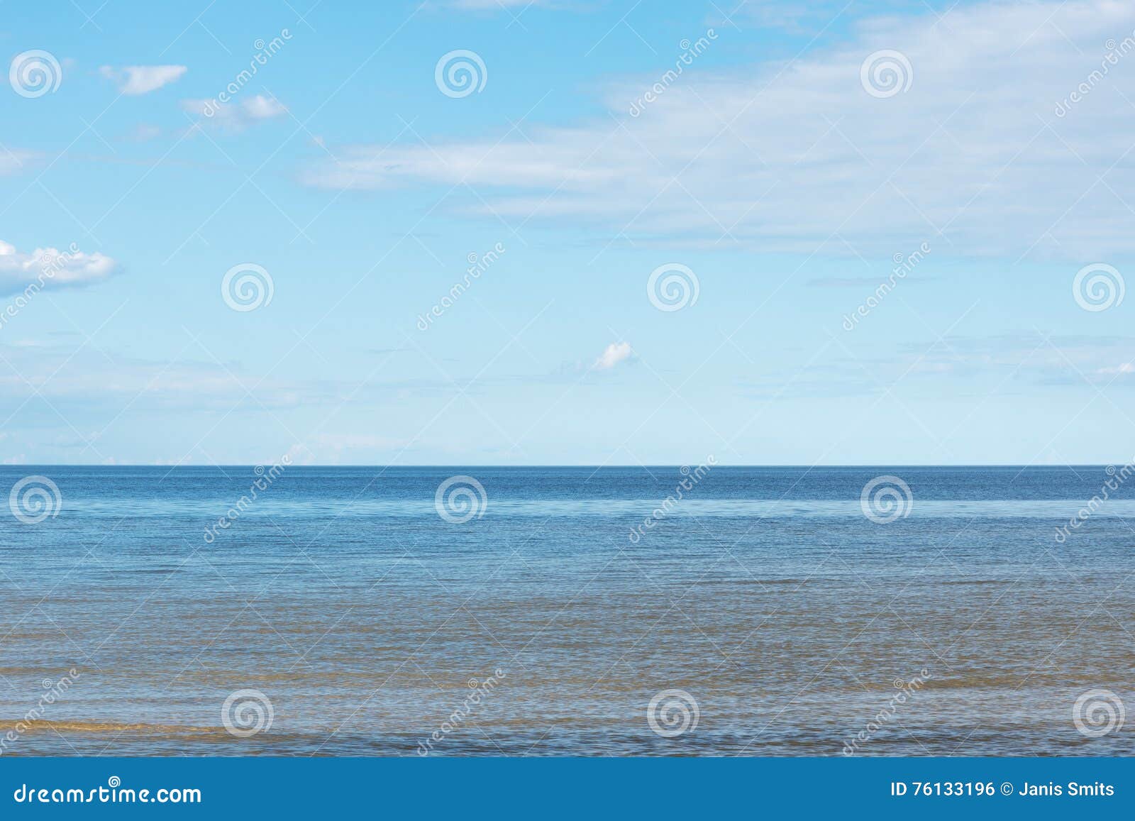 Blue Baltic sea. stock photo. Image of northern, baltic - 76133196