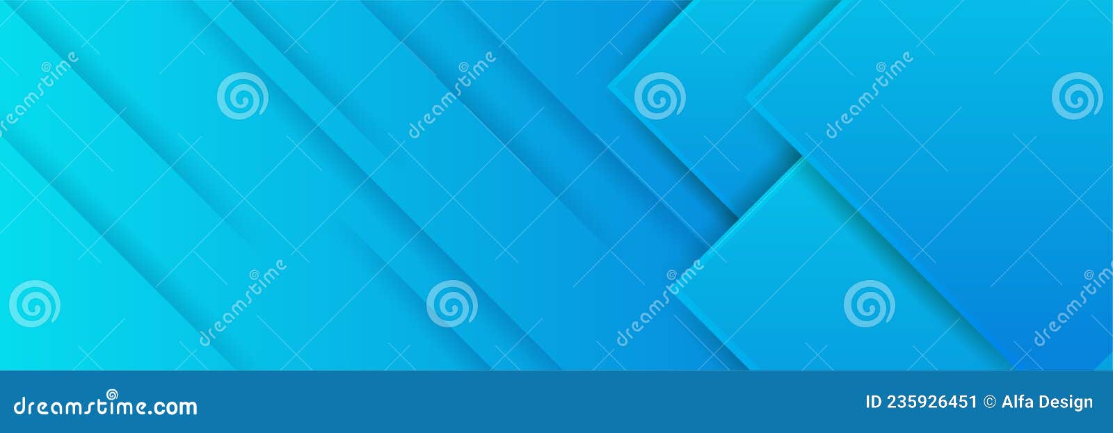 Blue Banner Background. Vector Abstract Graphic Design Banner Pattern ...