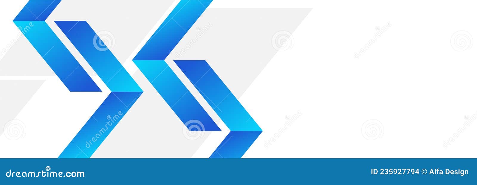 Blue Banner Background. Vector Abstract Graphic Design Banner Pattern ...