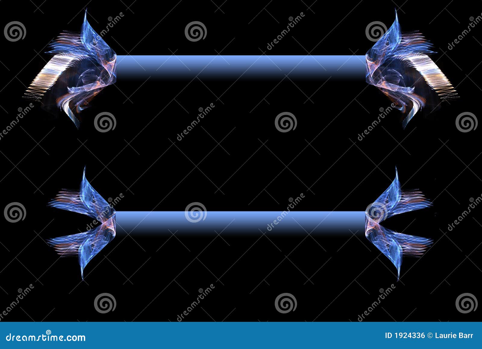 Blue Banners stock illustration. Illustration of colorful - 1924336