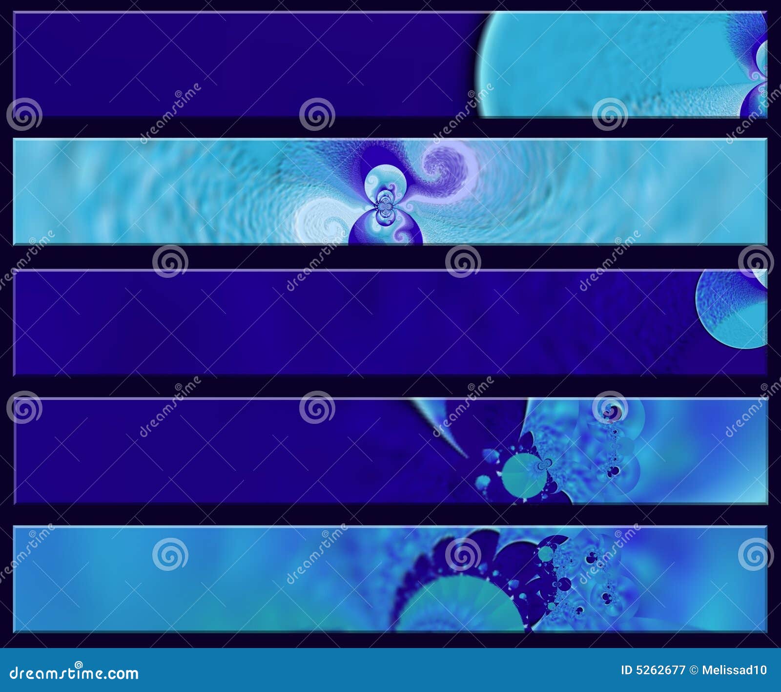 Blue banners stock illustration. Illustration of graphic - 5262677