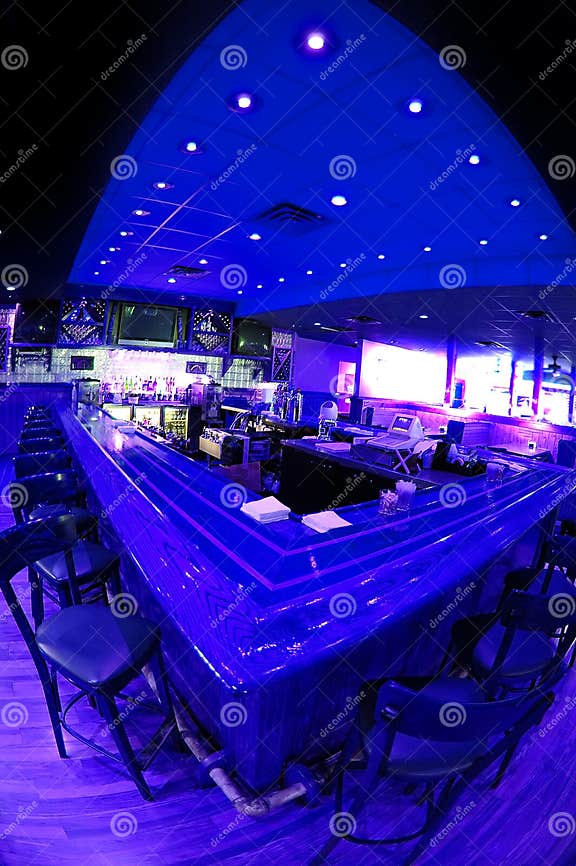 Blue Bar stock photo. Image of glamour, entertainment - 1888558