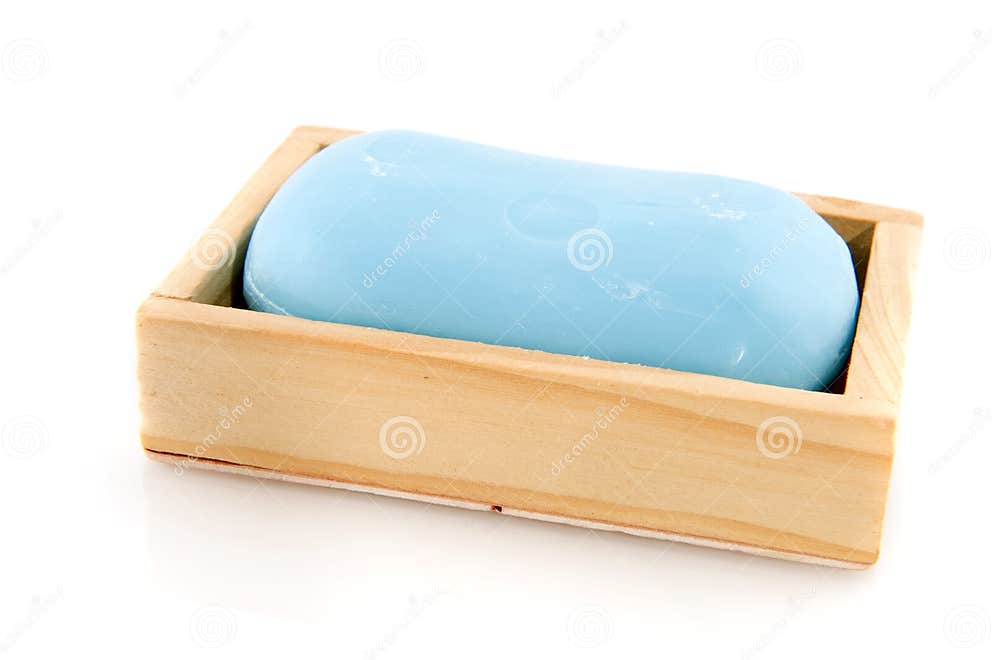 Blue bar soap stock image. Image of unused, soap, lavender - 13326963