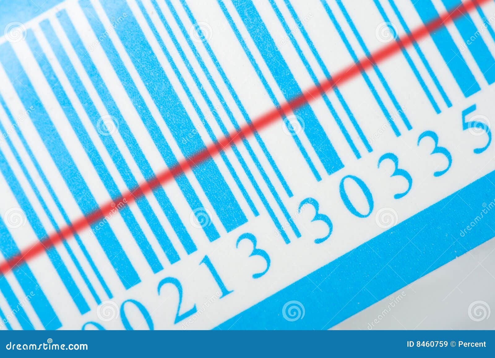 Blue Barcode with Laser Strip Stock Image - Image of digital, striped ...