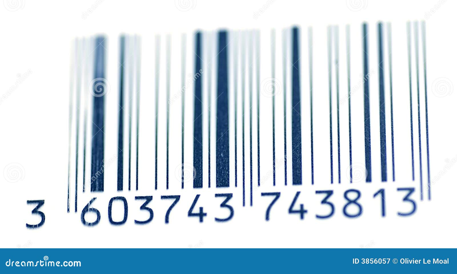 Blue Barcode For Traceability Royalty Free Stock Photography - Image ...