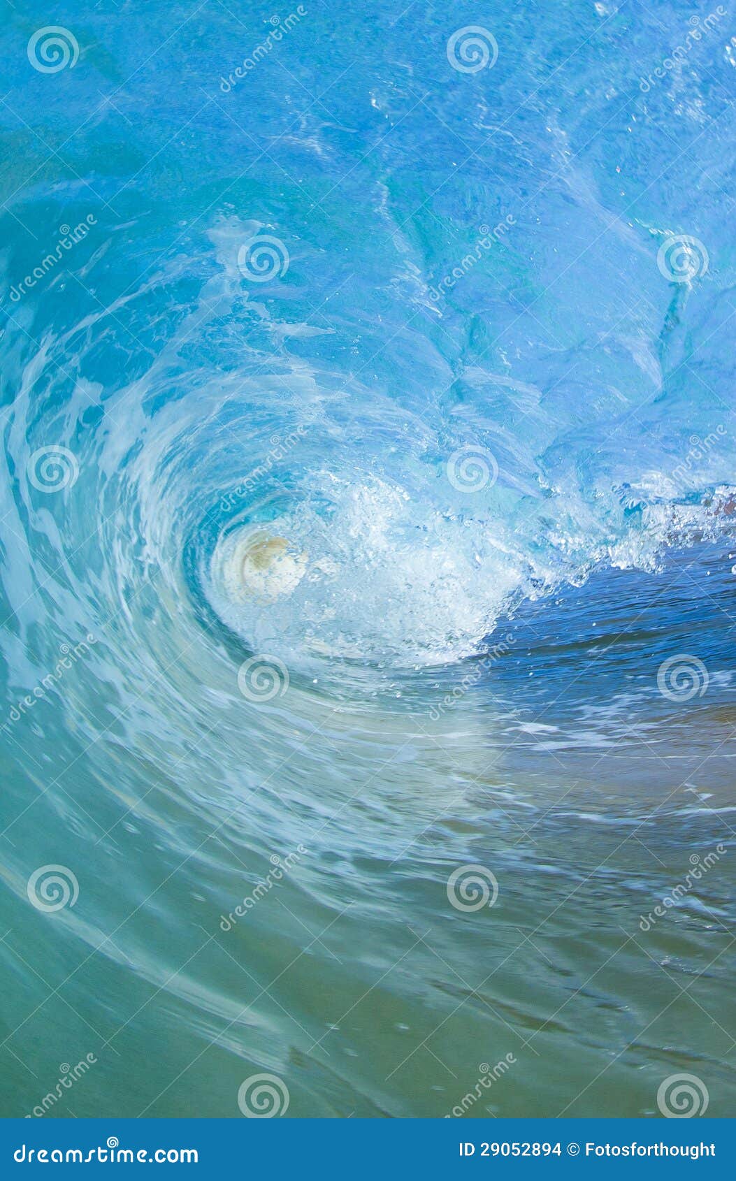 Blue barreling wave stock photo. Image of nature, action - 29052894