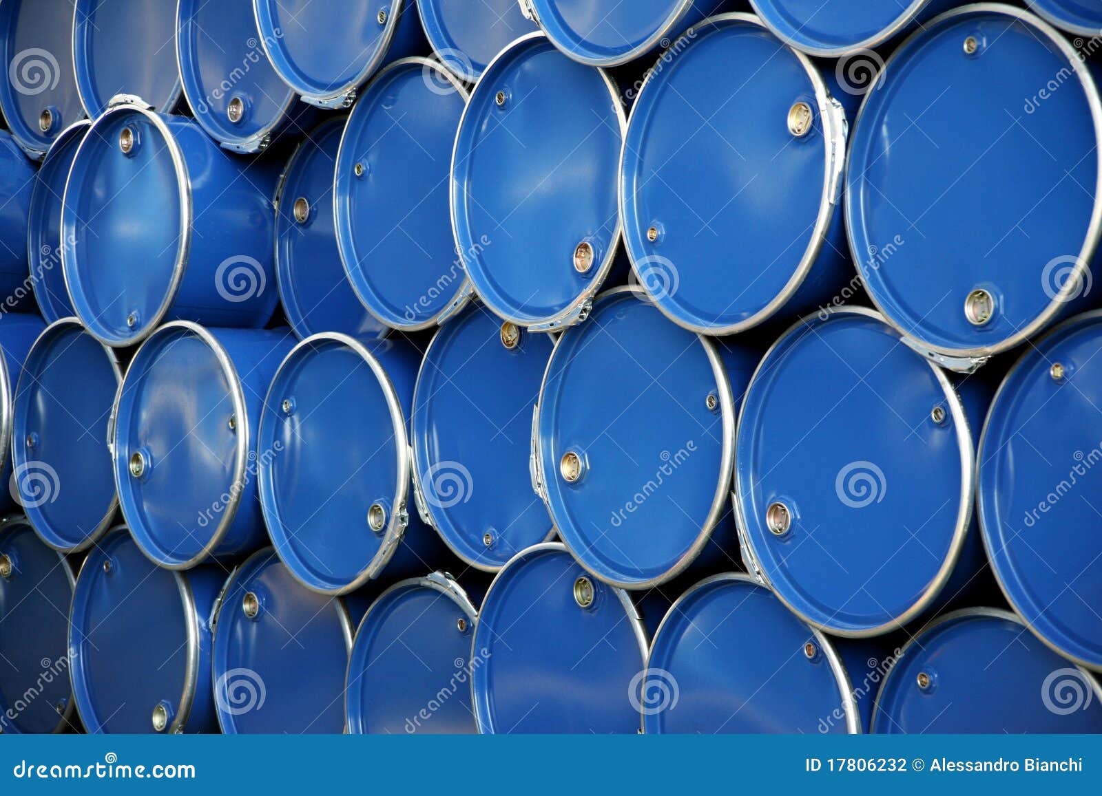 Blue barrels stock photo. Image of light, company, cover - 17806232