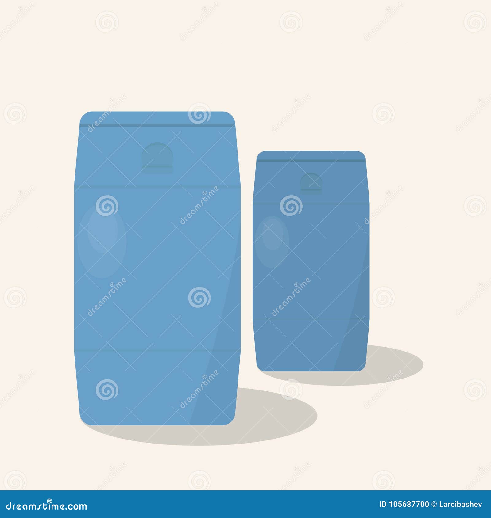 Blue barrels isolated stock vector. Illustration of background - 105687700