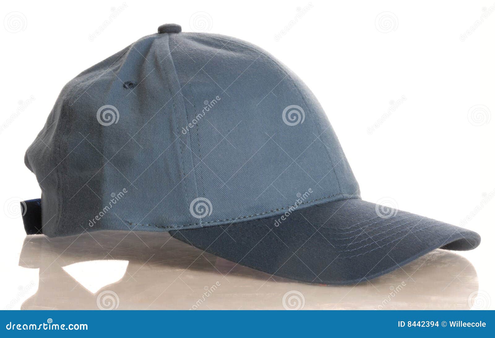 Blue baseball cap stock photo. Image of clean, casual - 8442394