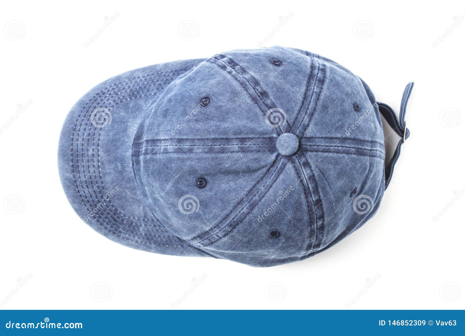 Blue baseball cap stock image. Image of single, front - 146852309