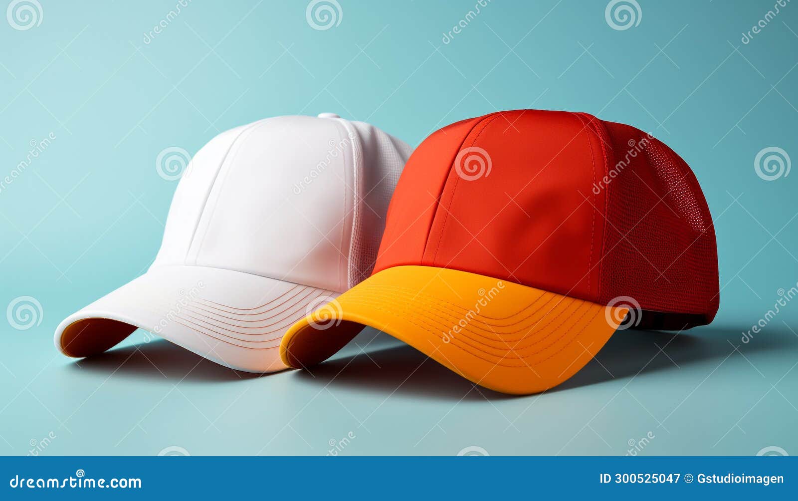 Blue Baseball Cap, Sport Symbol, Modern Design Generated by AI Stock ...